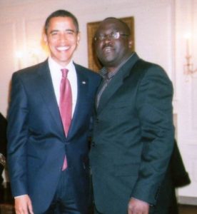Barack Obama with brother Bernard Obama | Celebrities InfoSeeMedia