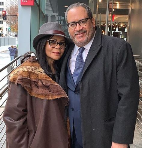 Michael Eric Dyson with wife Marcia Louise Dyson | Celebrities InfoSeeMedia