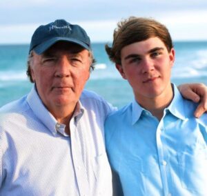 James Patterson with son Jack Patterson | Celebrities InfoSeeMedia