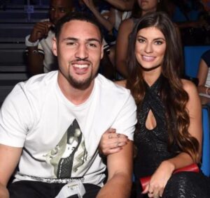 Klay Thompson with ex-girlfriend Hannah Stocking - Celebrities InfoSeeMedia