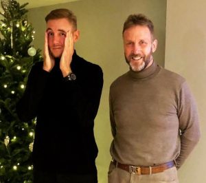 Stuart Broad with father Chris Broad - Celebrities InfoSeeMedia