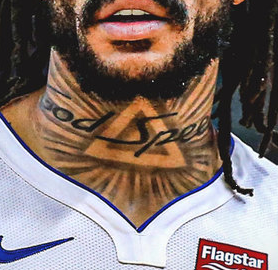 Derrick Rose's neck tattoos | Celebrities InfoSeeMedia