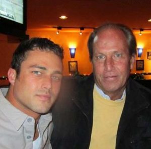 Taylor Kinney with his father Daniel Kinney | Celebrities InfoSeeMedia