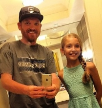 Brynn Rumfallo with her father Aaron Rumfallo | Celebrities InfoSeeMedia
