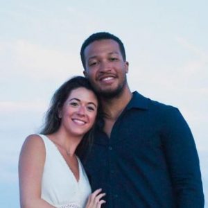 Jalen Brunson with his sister Erica Brunson | Celebrities InfoSeeMedia