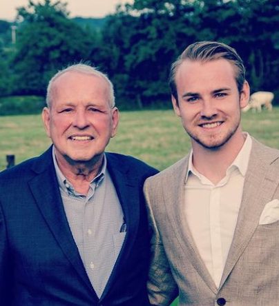 Christopher Rühr with his father | Celebrities InfoSeeMedia
