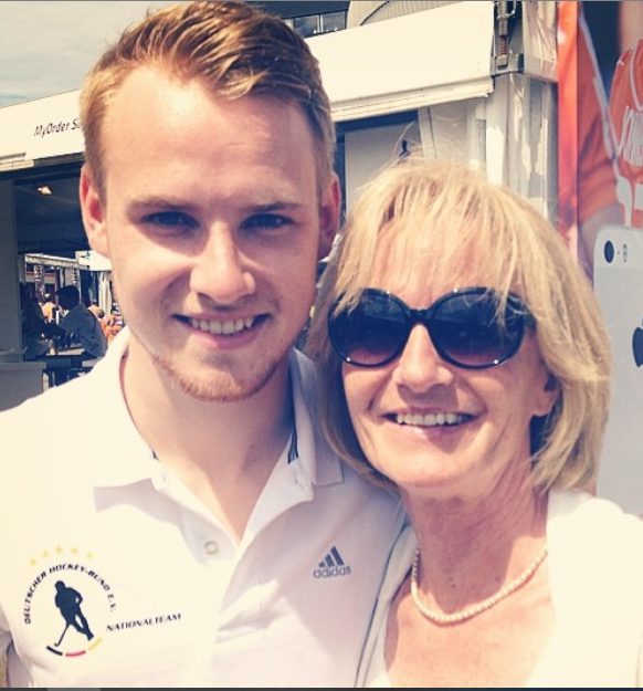 Christopher Rühr with his mother | Celebrities InfoSeeMedia