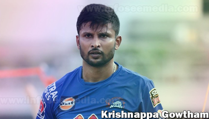 Krishnappa Gowtham: Bio, family, net worth | Celebrities InfoSeeMedia