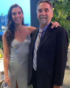 Alex Morgan with her father Michael T. Morgan | Celebrities InfoSeeMedia