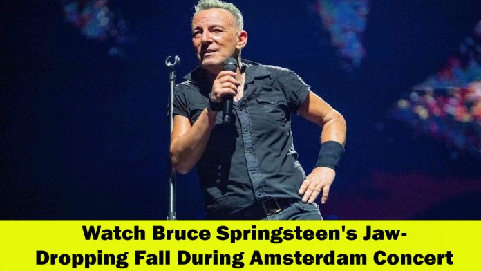 Bruce Springsteen's Epic Fall During Amsterdam Concert | Celebrities ...