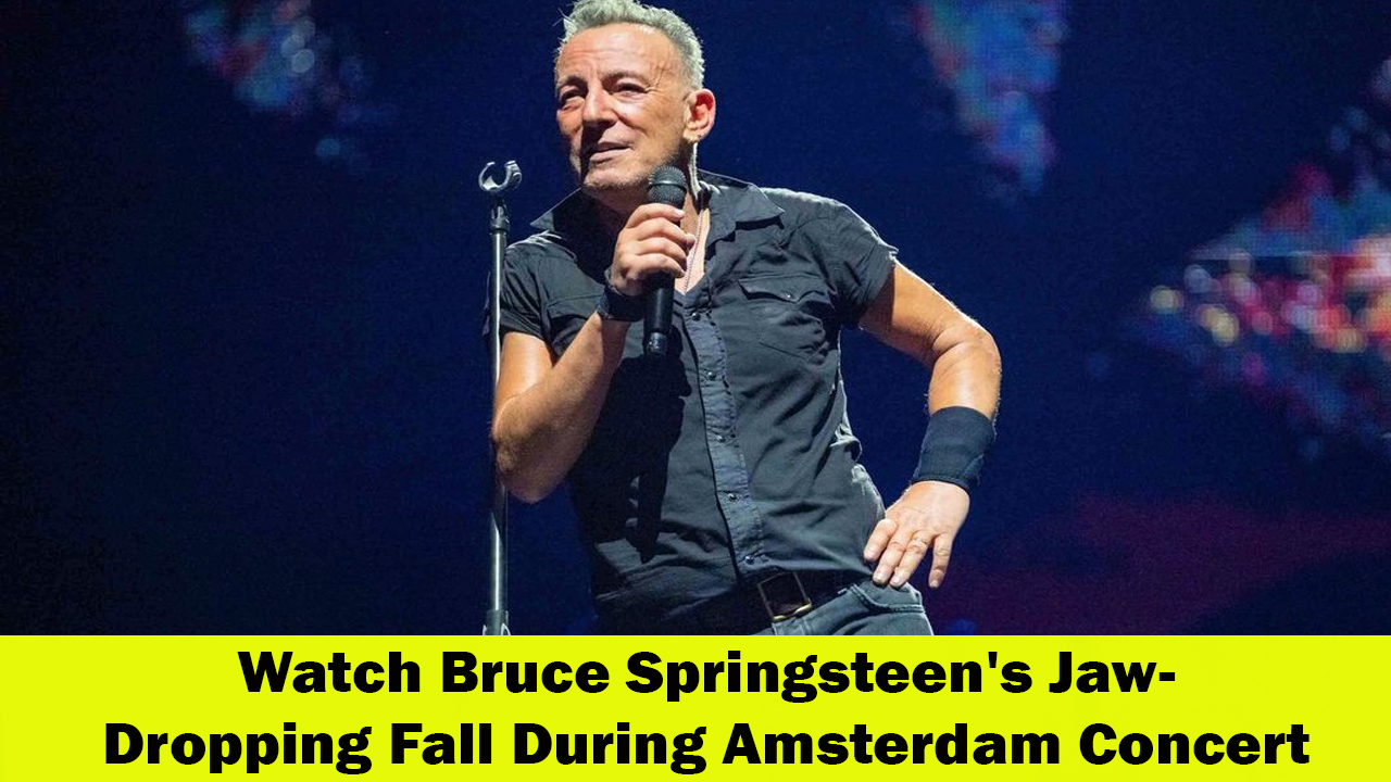 Bruce Springsteen's Epic Fall During Amsterdam Concert | Celebrities ...