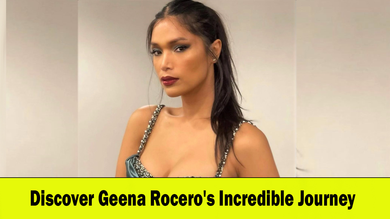 Geena Rocero: Breaking Free from the 'Trap of Respectability' - A Trans Model's Inspiring Journey