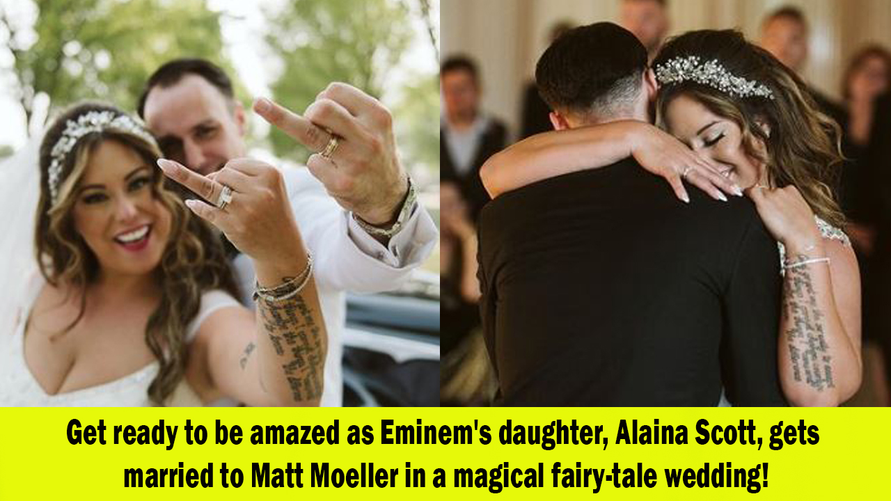 Eminem's Daughter Alaina Scott Ties the Knot with Matt Moeller in a ...