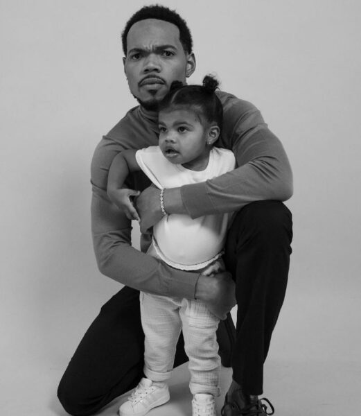 Chance the Rapper with his daughter Marli Grace Bennett | Celebrities ...