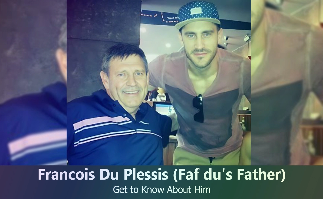 Who is Francois Du Plessis? Faf du Plessis's Father: Uncovering His ...