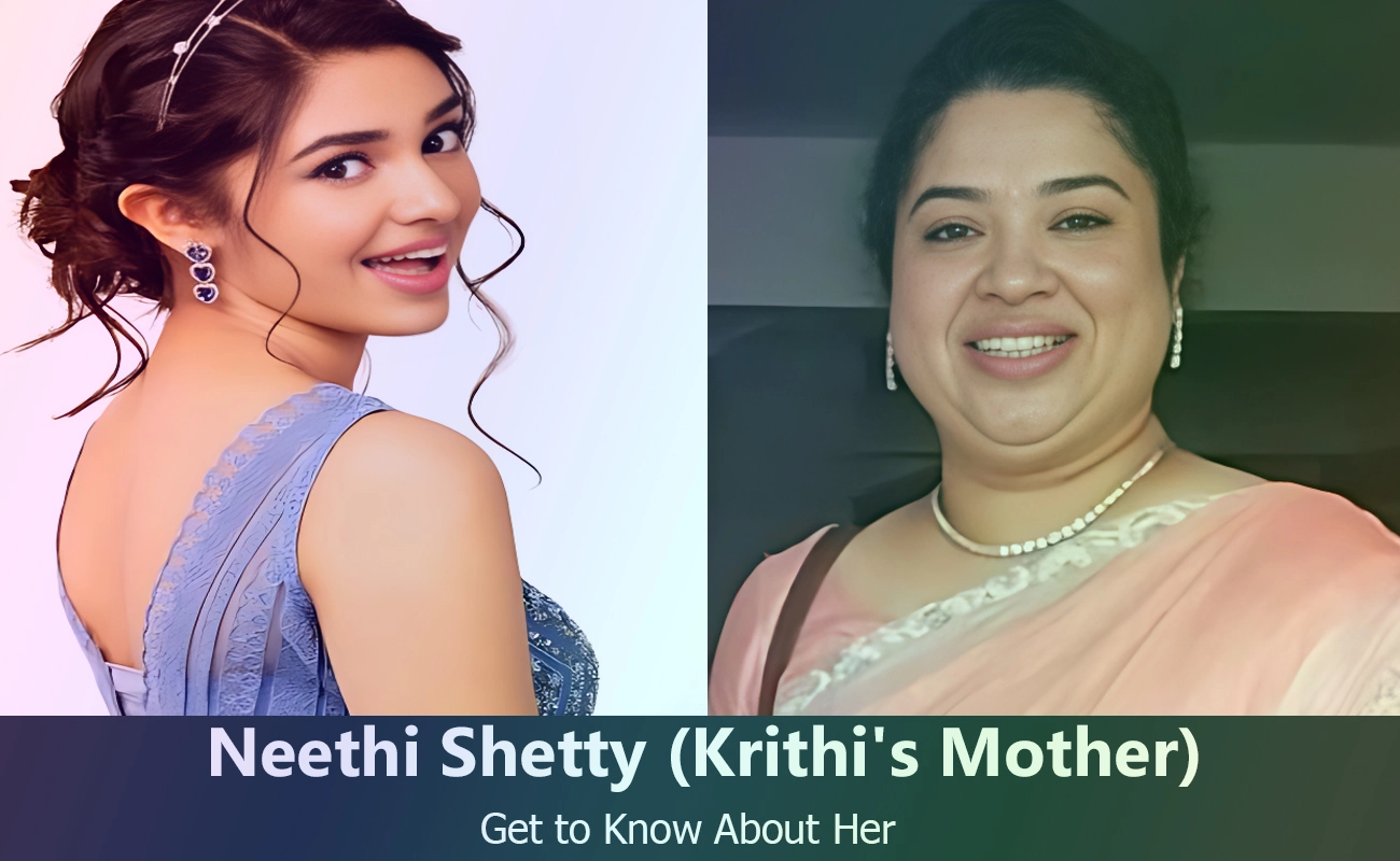 Meet Neethi Shetty: Krithi Shetty's Beautiful Mother | Celebrities ...