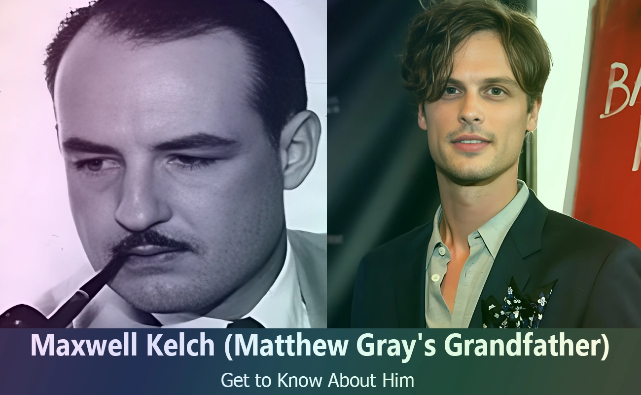 Discover Maxwell Kelch : The Grandfather of Matthew Gray Gubler ...