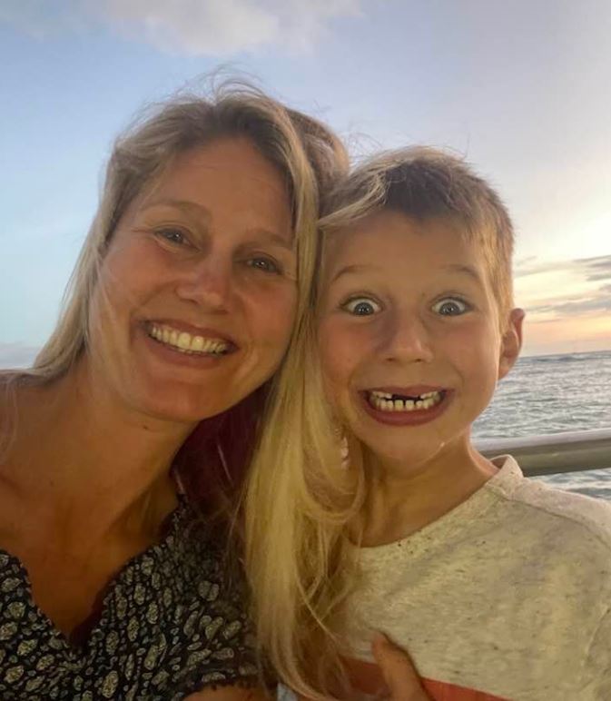 Isabella Bridges with son Benjamin | Celebrities InfoSeeMedia