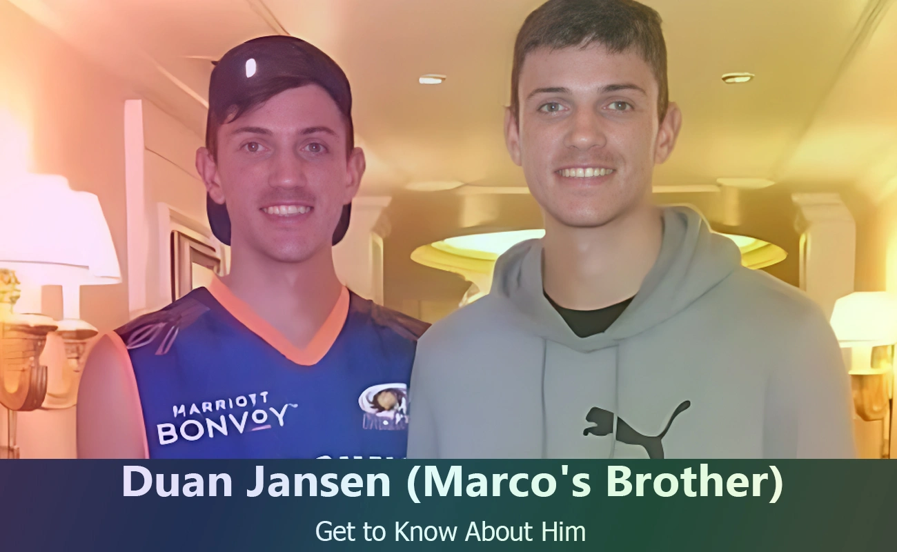 Who Is Duan Jansen? All About Marco Jansen’s Twin Brother | Celebrities ...