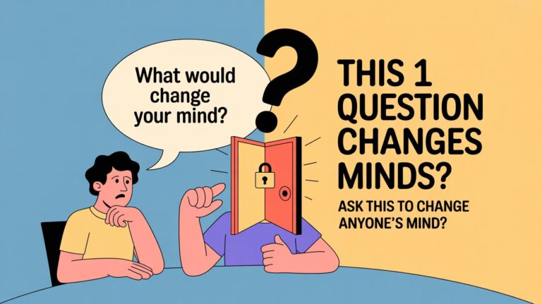 How to Actually Change Someone’s Mind: Ask Them This 1 Question ...