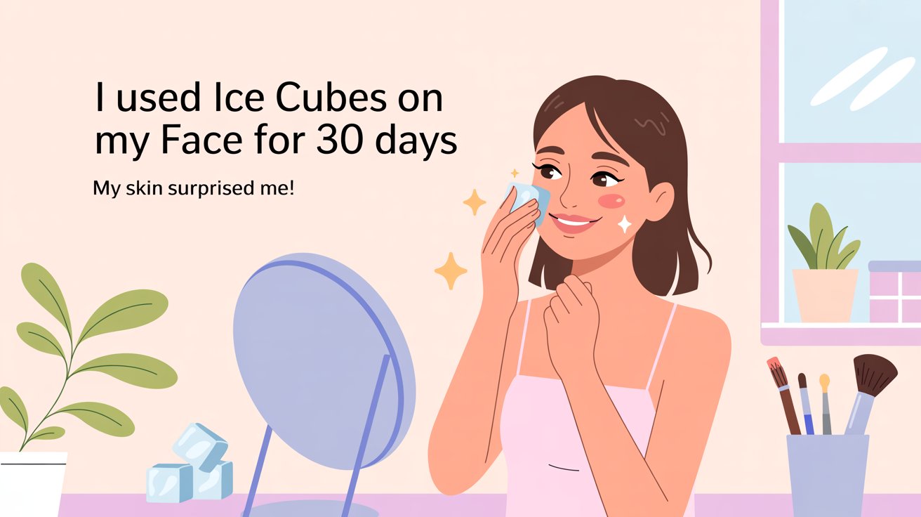 I Used Ice Cubes on My Face Every Morning for a Month — My Skin ...