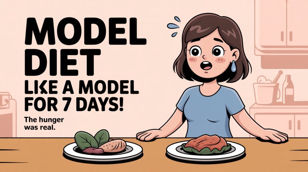 I Ate Like a Model for a Week — The Hunger Was Real | Celebrities ...
